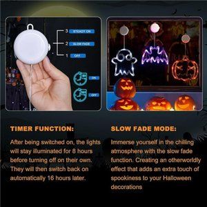 Holiday | Halloween Decorations 3 Pack Orange Pumpkin White Ghost ...